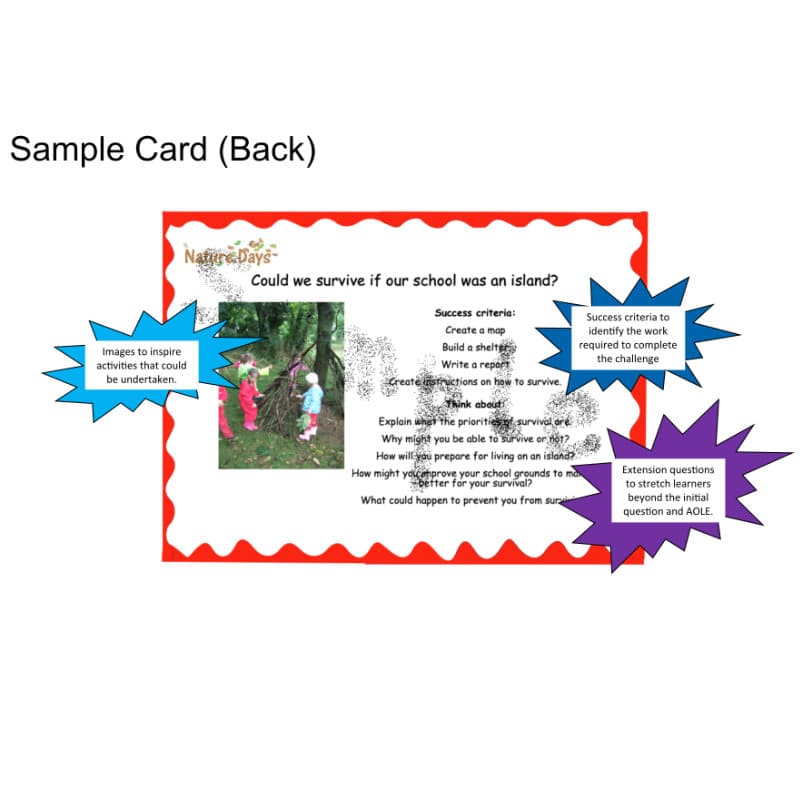 Full Pack Challenge Cards - Pecyn Llawn o Cardiau Her - naturedays.co.uk